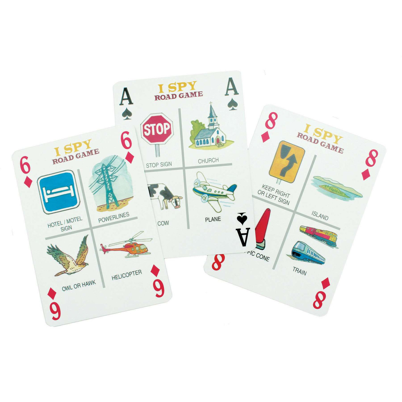 SkySupplyUSA | I SPY ROAD GAME Cards | AN-SPY