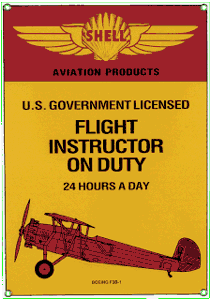 SkySupplyUSA | Aviation Fridge Magnet - Flight Instructor | MAGNET-Flight