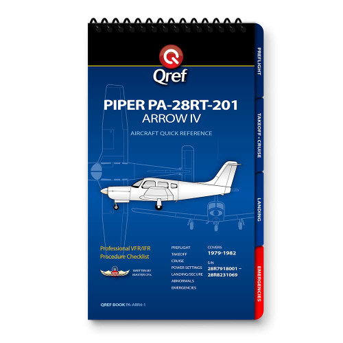 SkySupplyUSA | Qref Piper Arrow IV Multi-Page Checklist | PA-ARR4-1