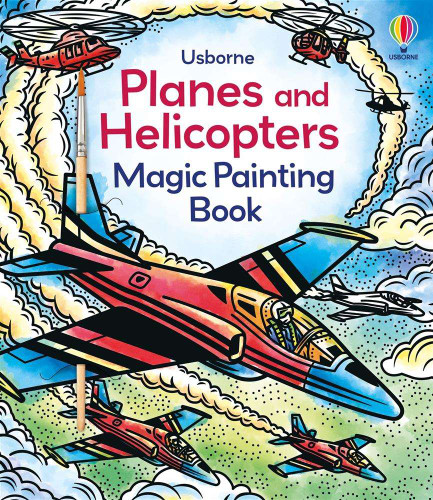 SkySupplyUSA | Planes and Helicopters Magic Painting Book | AV MAGIC PAINT