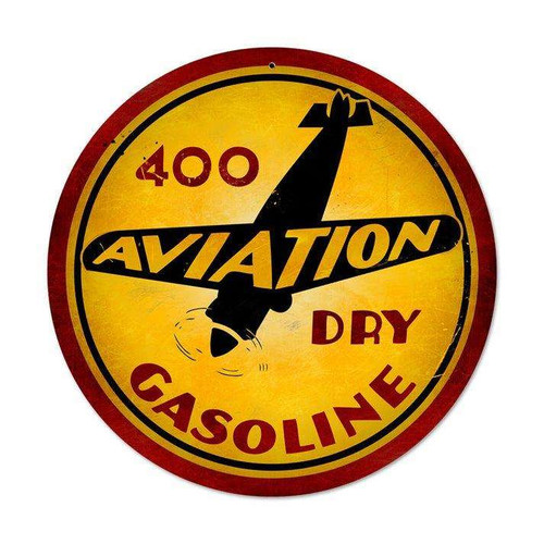 SkySupplyUSA | Sign - Aviation Gasoline | SIGN-AVIATION GAS