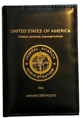 SkySupplyUSA | Airman Certification Holder With FAA Symbol | SSU08000