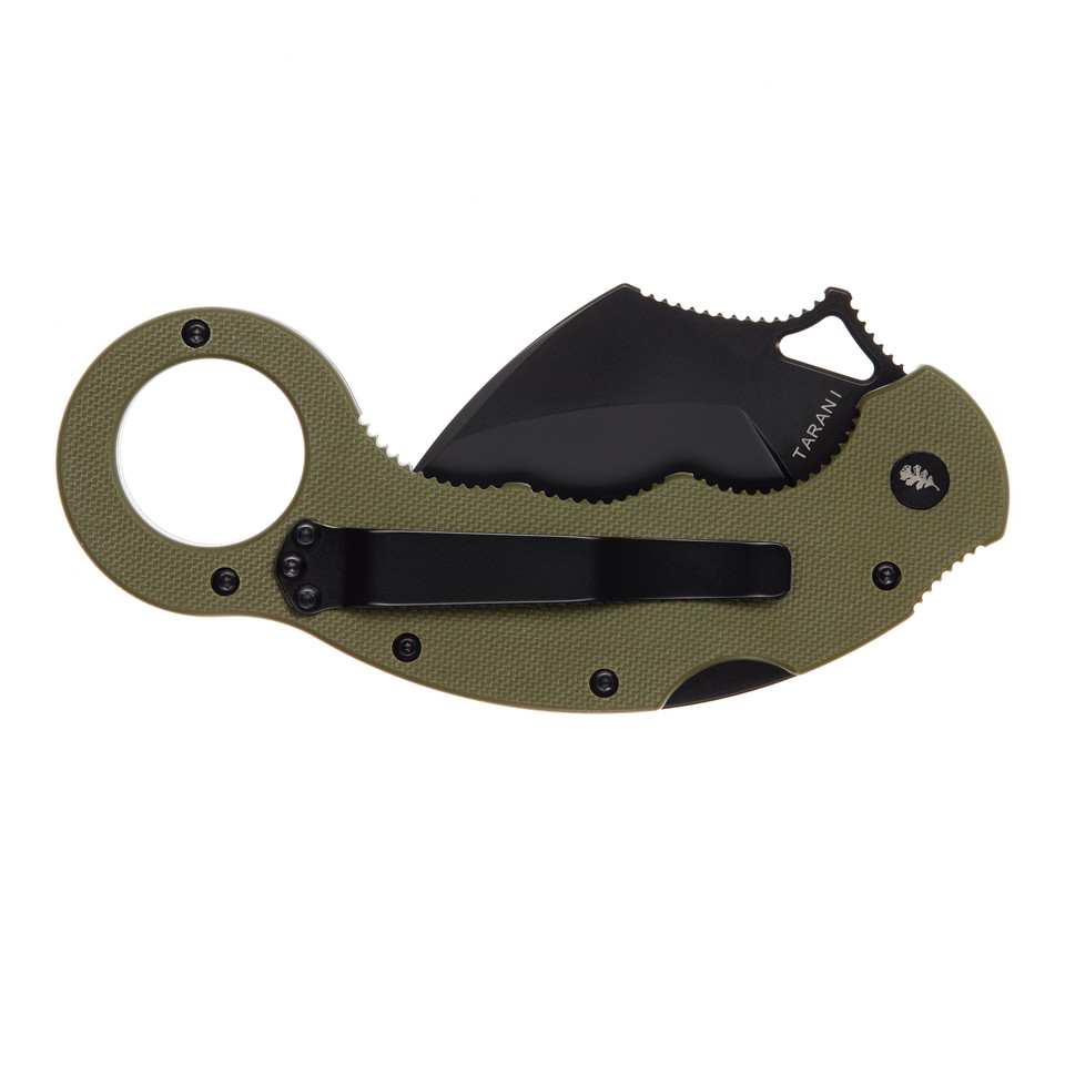 TARANI Journeyman BRAMP Karambit BLACK - GREEN