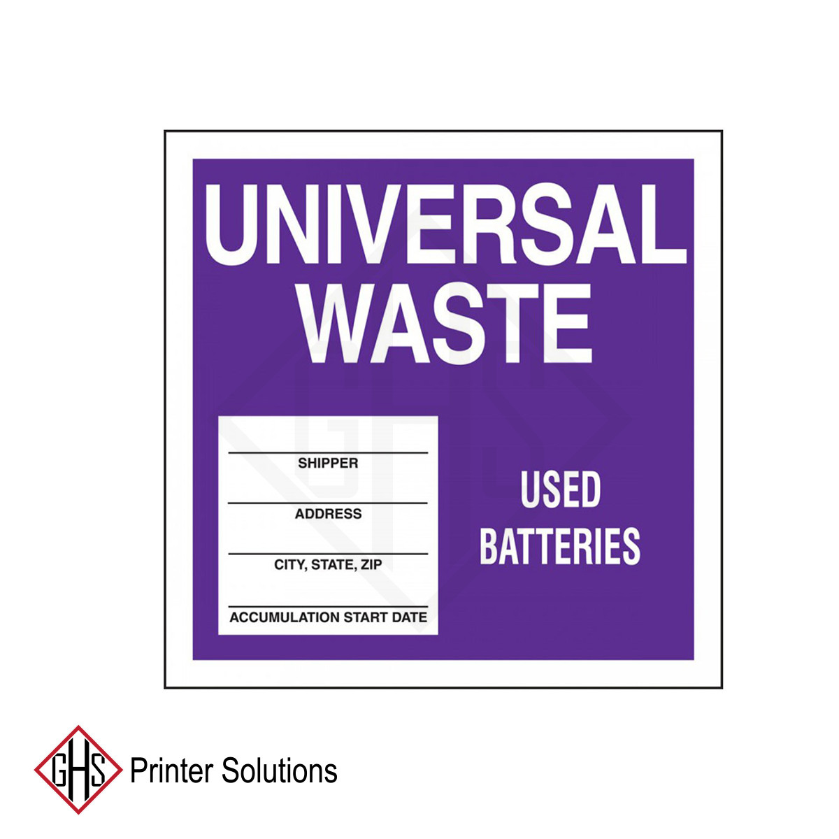 Drum & Container Labels: Biohazard Waste