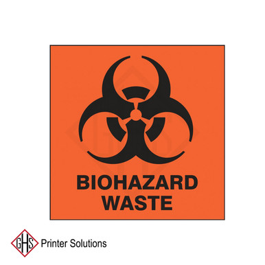 Drum & Container Labels: Biohazard Waste