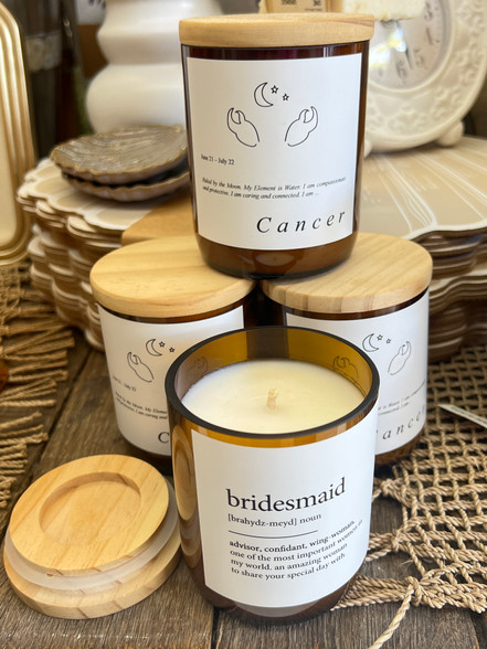 TCC DICTIONARY MEANING BRIDESMAID MED CANDLE PALM DESERT SCENT - Heidi Beau