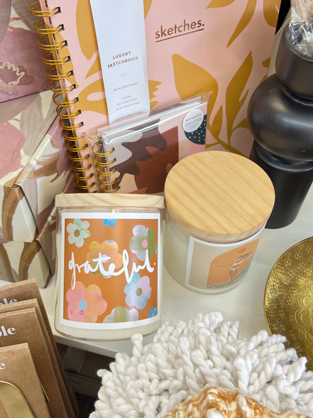 TCC GRATEFUL ft KATE ELIZA LARGE CANDLE UBUD SCENT - Heidi Beau