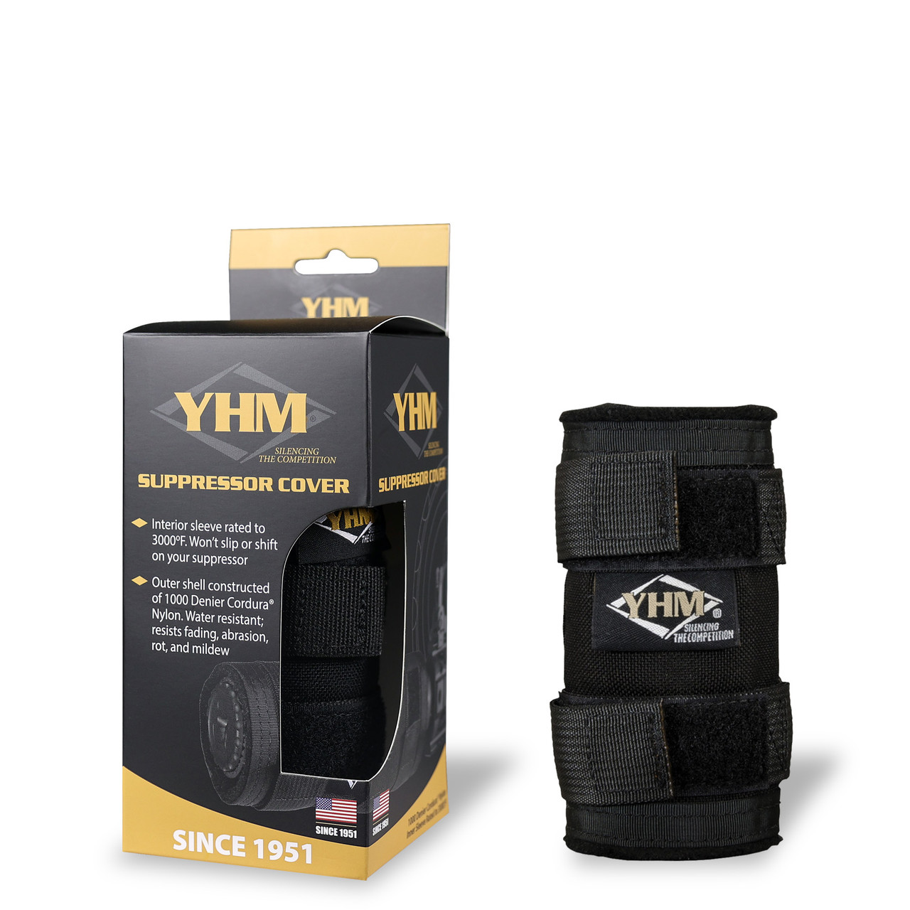SOUND SUPPRESSOR COVER FAT CAT 4.5" LONG - YHM-HTPFC-4.5 - Yankee Hill ...