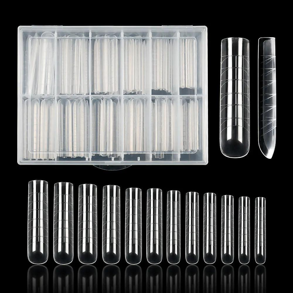 Dual Full Square Nail Forms – 12 Sizes, 120 Pieces