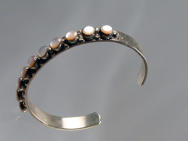 Alice Platero Pink Mother of Pearl Bracelet Navajo