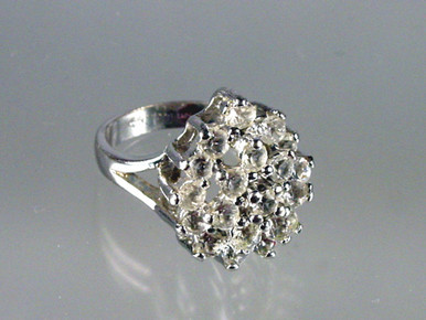 Vintage Uncas Crystal Ring