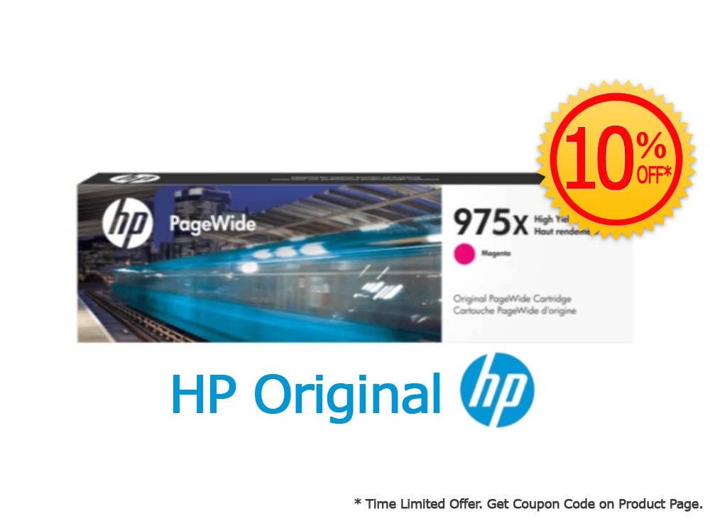 Buy Original HP 975X Magenta High Yield Ink Cartridge (L0S03AA) | Free ...