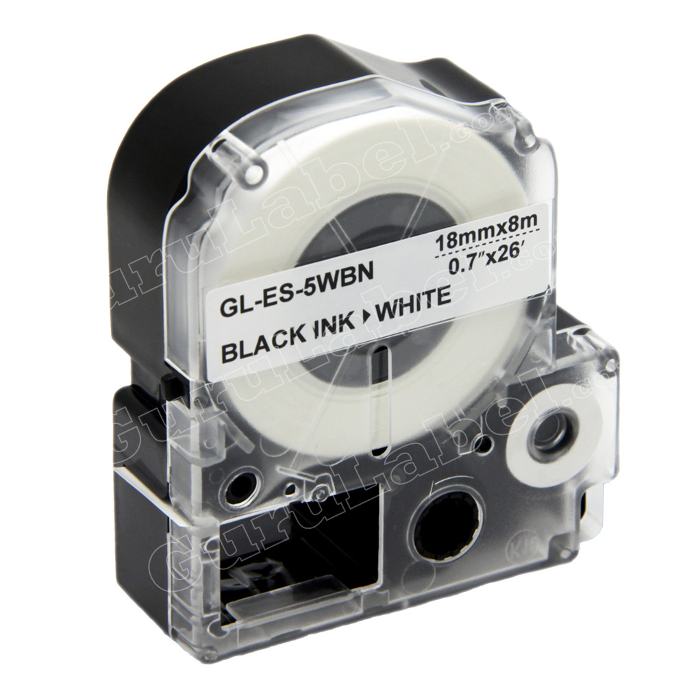 Buy Cheap Compatible LK-5WBN Label Tape for Epson Printer (18mm Black ...