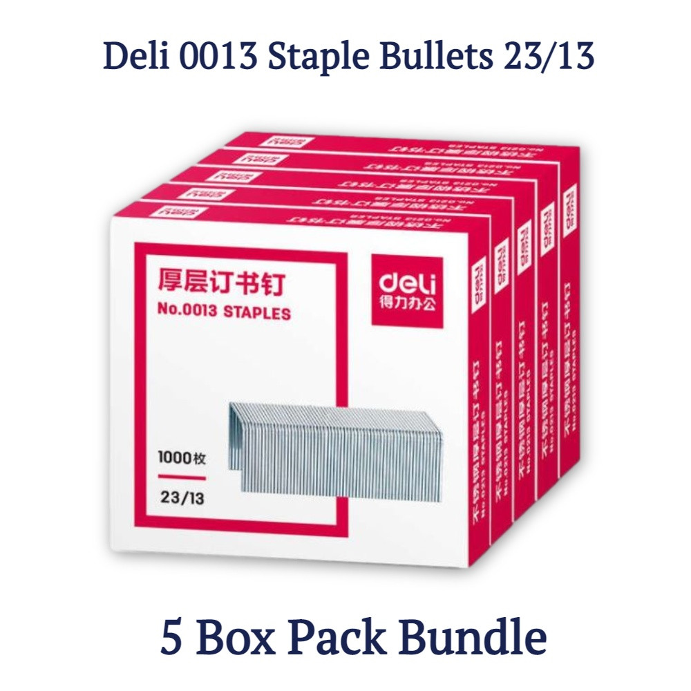Where to Buy Cheap Deli 0013 Heavy Duty Staple Bullets 23/13 (1000-Pin ...