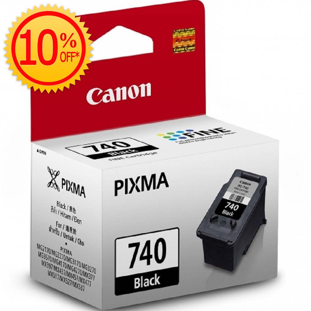 Buy Original Canon PG-740 Black Ink Cartridge | Free Express Delivery ...