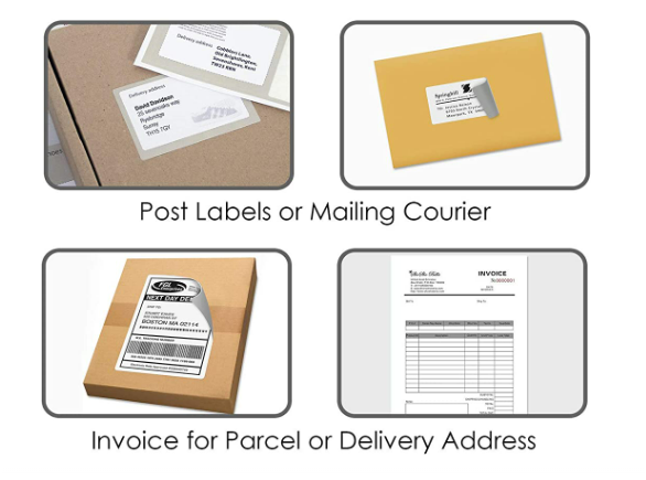 Buy A4 Sticker Paper Labels (Matte White) for Inkjet & Laser Printers ...