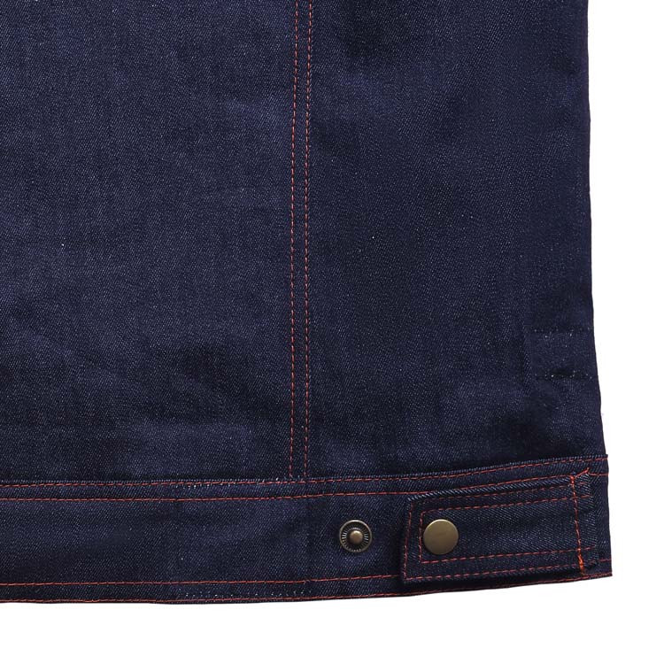 Roadster Blue Denim Motorcycle Jacket reinforced with protective aramid ...