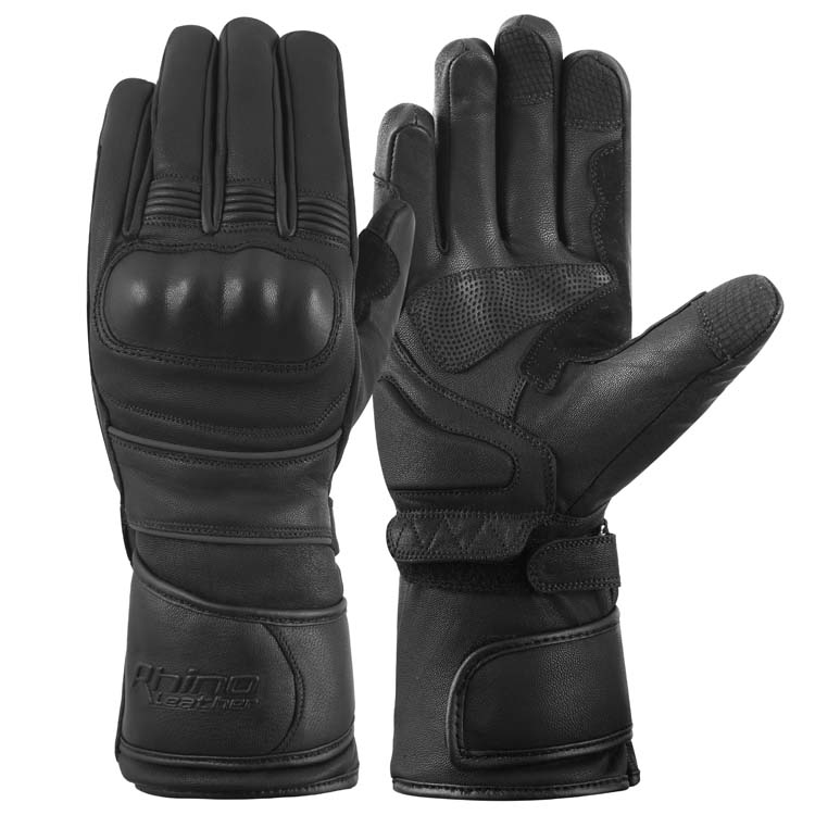 Healy Motorcycle long cuff all season glove - RhinoLeather