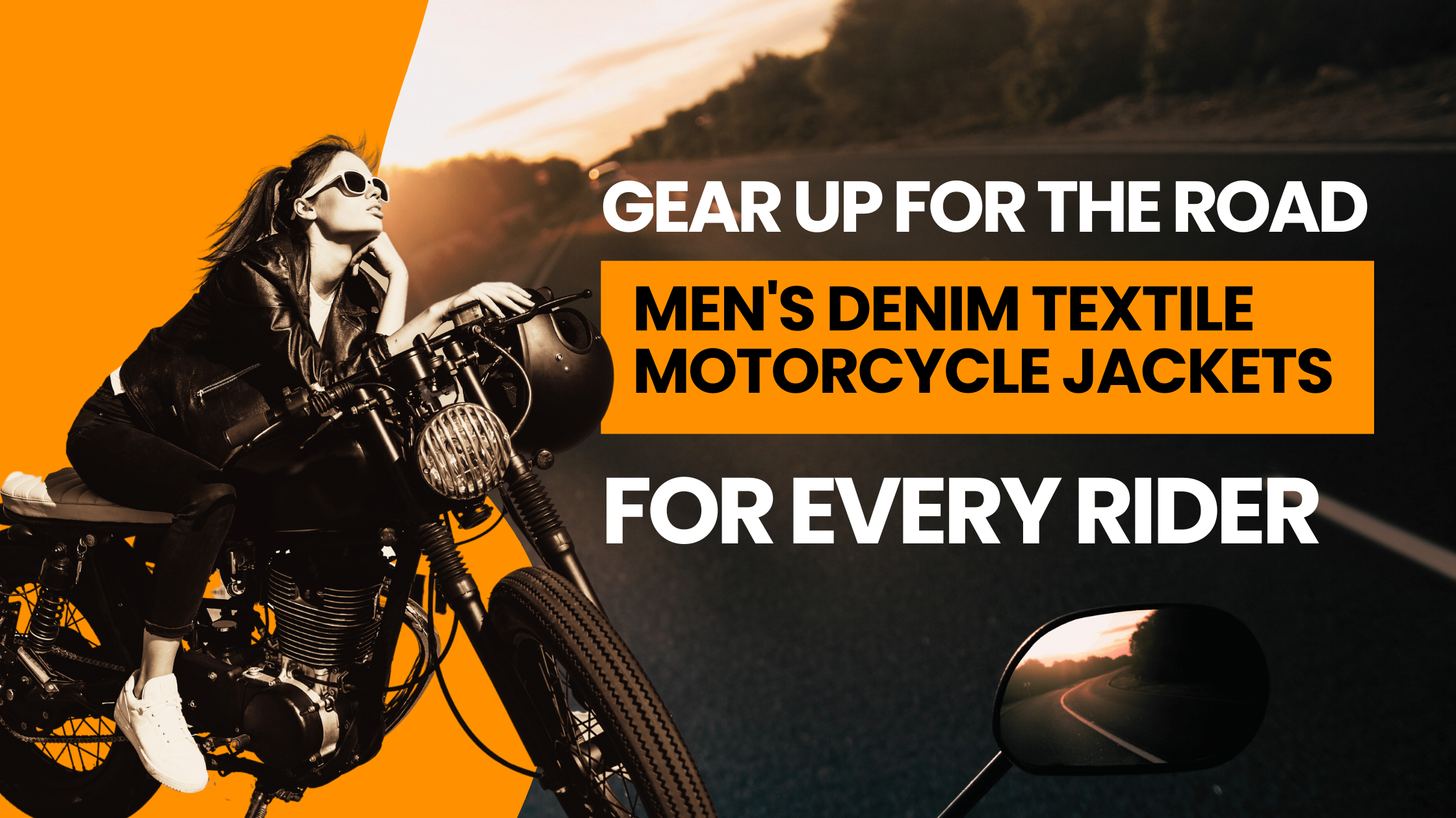 Gear up for the Road: The Best Men's Denim Textile Motorcycle Jackets ...