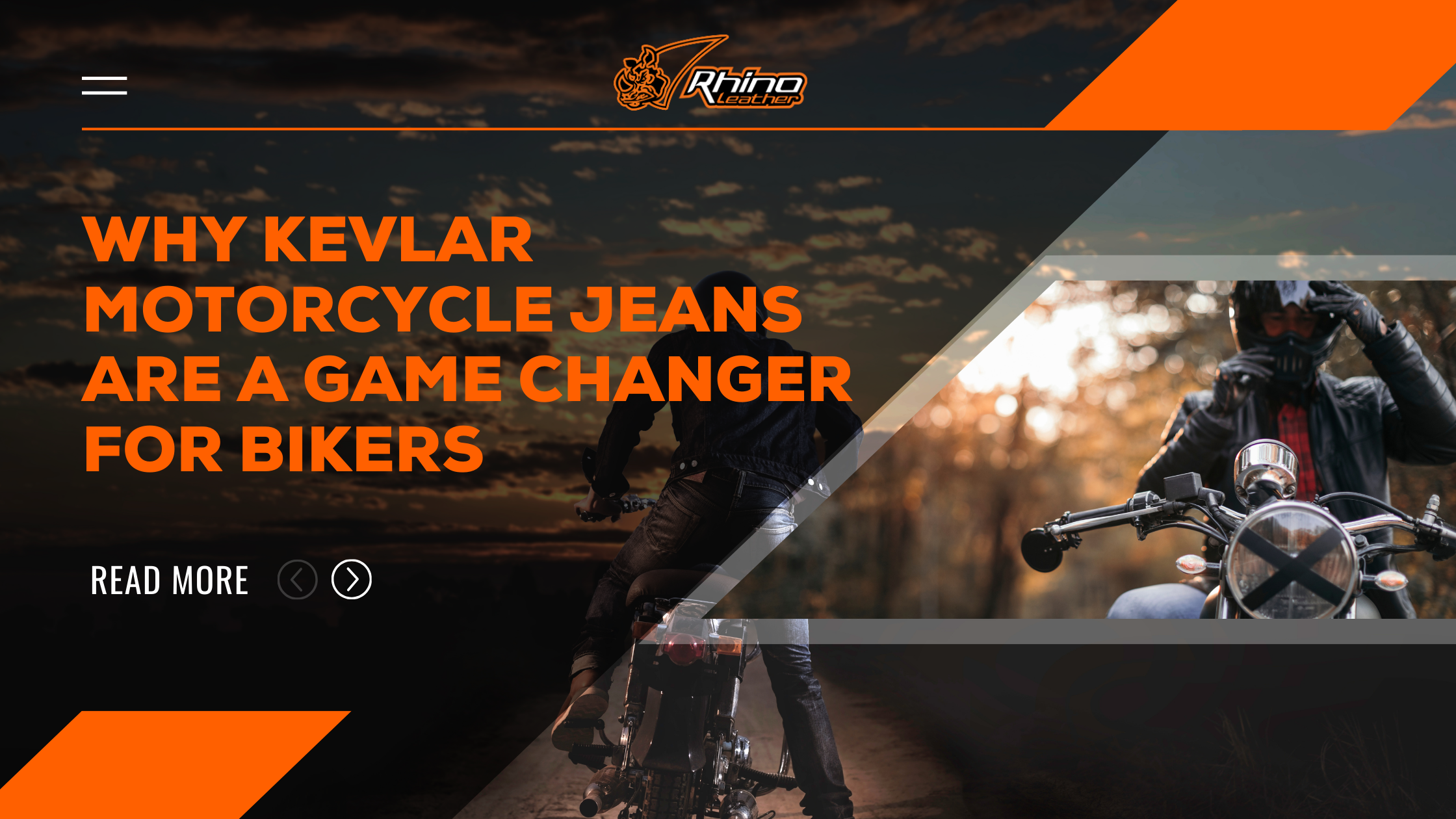 Why Kevlar Motorcycle Jeans are a Game Changer for Bikers - Rhinoleather