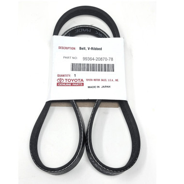 A/C Belt- Toyota 4Runner, Corolla, T100 & Tacoma OEM AC Belt 4PK870 ...