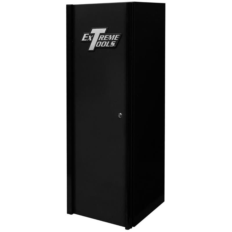 Extreme Tools DX Series 19” 4-Shelf Side Locker - Matte Black w/Black ...