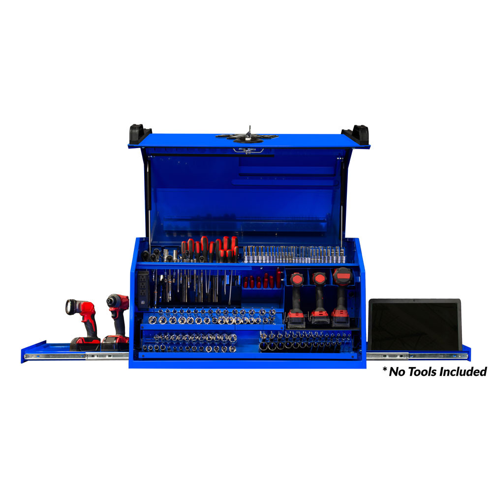 Extreme Tools 41" x 24" Deluxe Portable Workstation - Gloss Blue