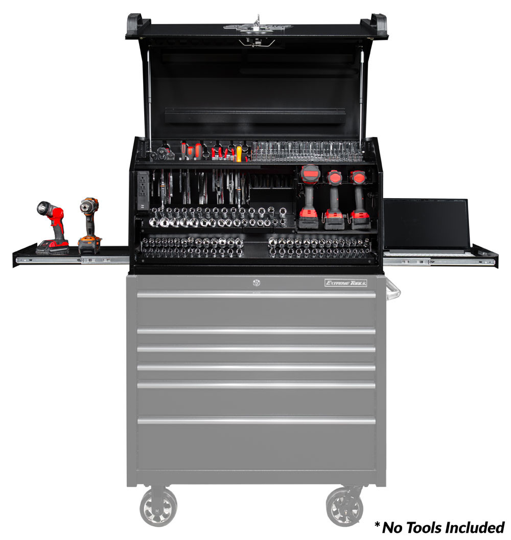 Extreme Tools 41" x 24" Deluxe Portable Workstation - Textured Black