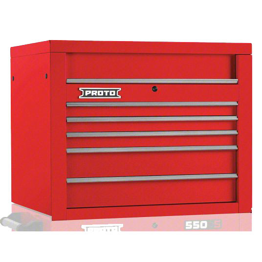 Proto 550S 34" Top Chest - 5 Drawer, Gloss Red