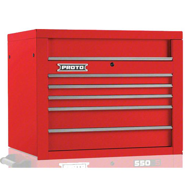 Proto 550S 34" Top Chest - 5 Drawer, Gloss Red