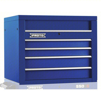 Proto 550S 34" Top Chest - 4 Drawer, Gloss Blue