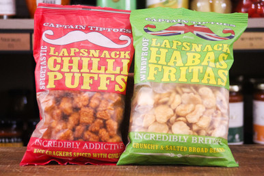 Lap Snacks - Chilli Puffs / Habas Picante - Godalming Food Co. Ltd.