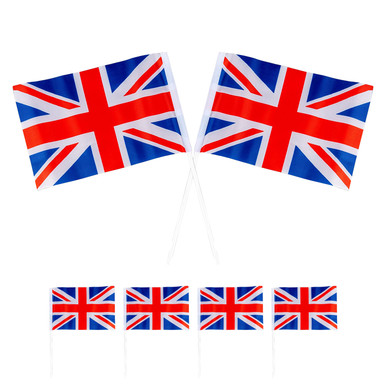 Union Jack PVC Hand Flags