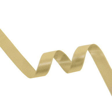 Double Sided Satin Ribbon - Champagne Gold - Event Decor Shop