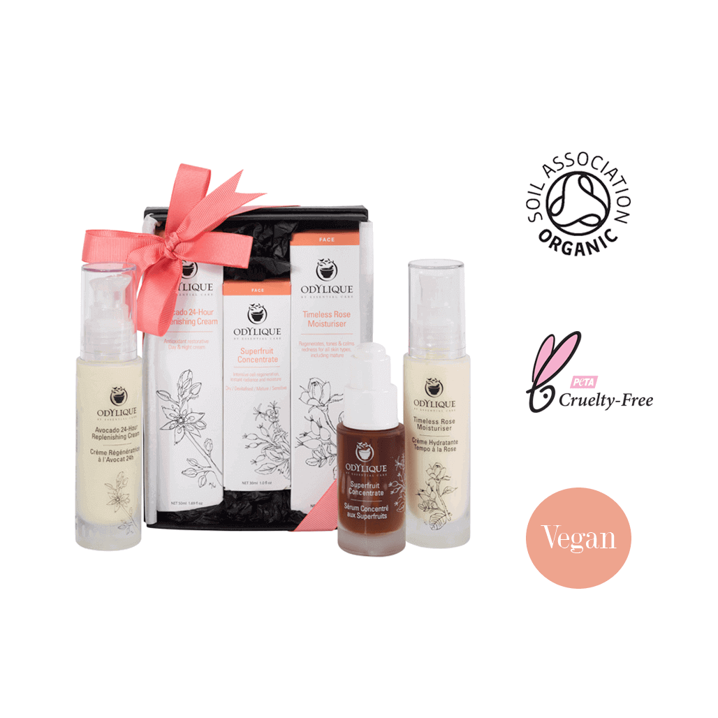 The Selection Box | Organic Beauty Gift Box | Odylique Gift Set Trial Sizes
