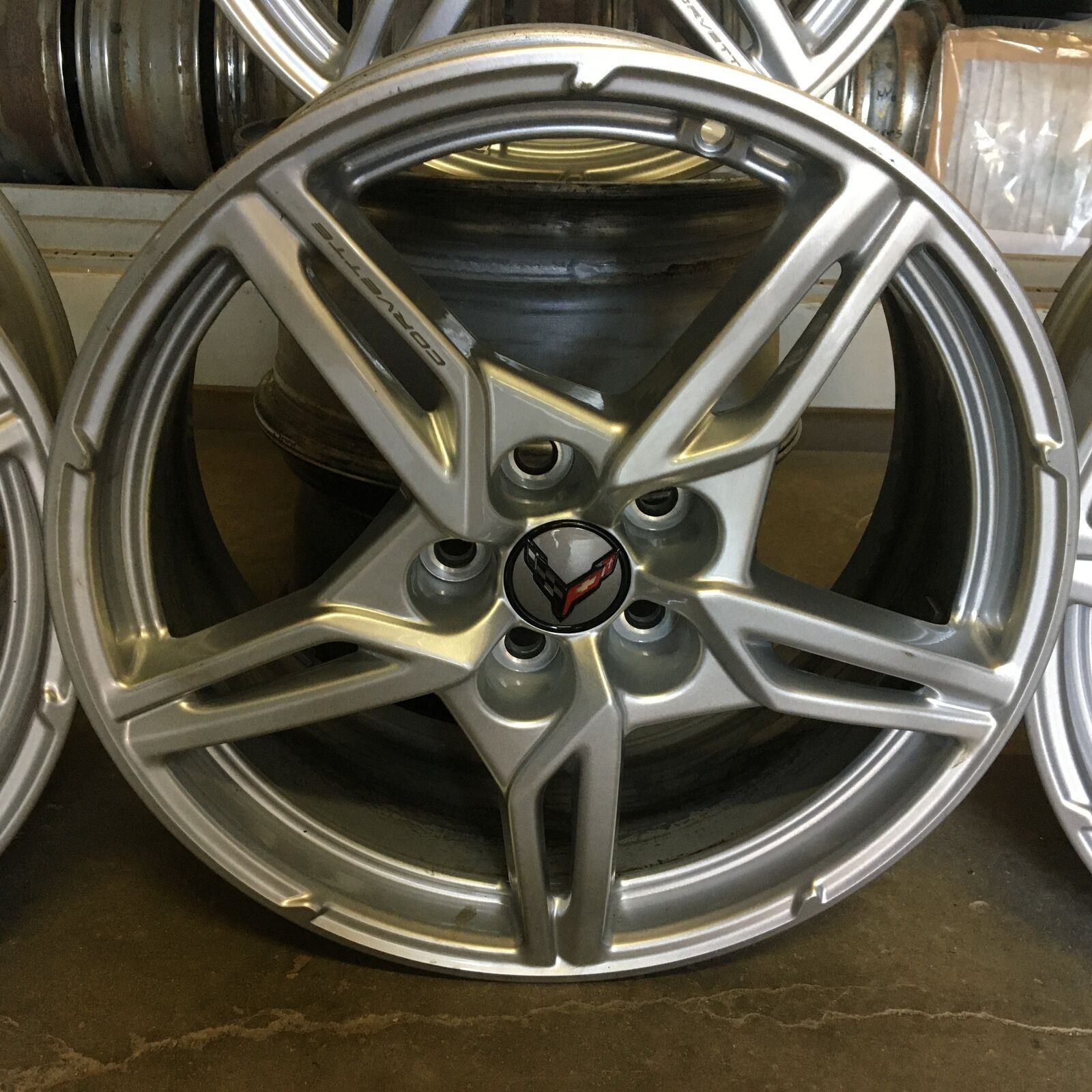 CHEVY CORVETTE FRONT/REAR 2020 OEM FACTORY RIMS 5x120 - Taz Wheels
