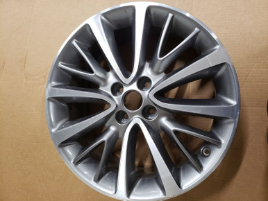 OPEL CORSA D, OPEL ADAM 17X7 4X100 44MM FACTORY MACH W SILVER WHEEL RIM ...