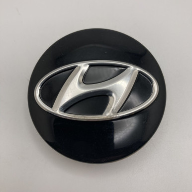 HYUNDAI CENTER CAP Black and Chrome 52960-3X500 HYU16A - Taz Wheels