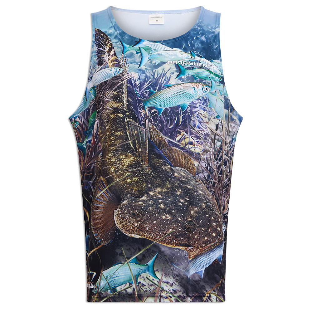 Profishent Tackle Flathead Singlet | Aussie Fishing Design