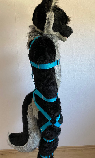 Full Body Tie-Up Harness (Crotch-Free Version) - Crunchycurl Creations