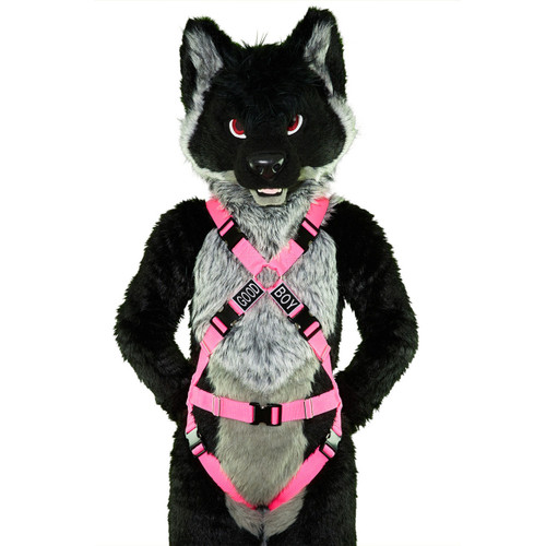 Full X-Harness with Leg-Straps and Patch - Crunchycurl Creations