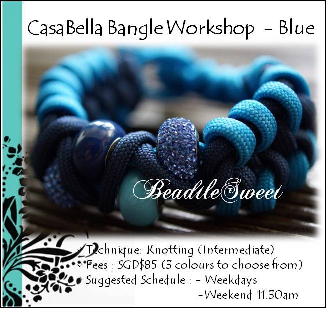 Jewelry Making Workshop in Singapore: Casa Bella Bangle Workshop with BeadtleSweet