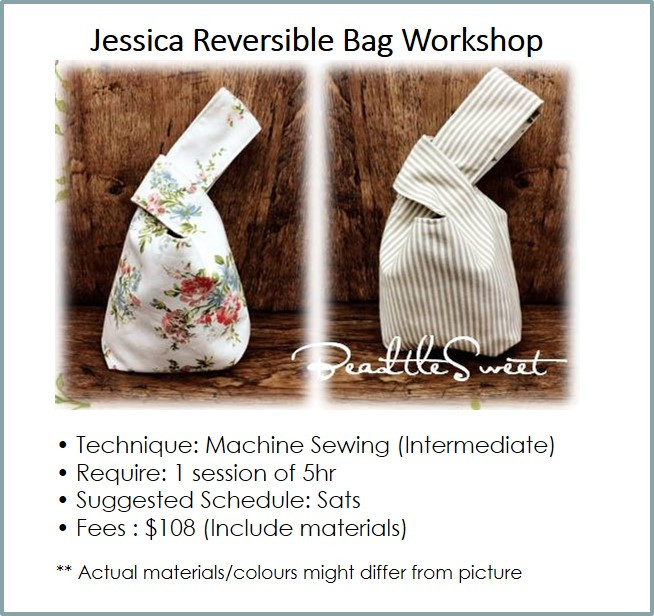 Sewing Course : Reversible Bag Workshop