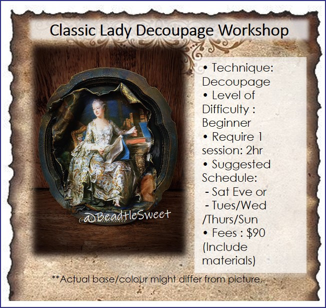 Decoupage Course: Classic Decoupage Workshop