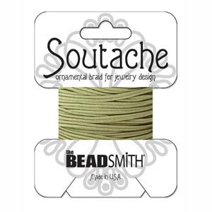Soutache Rayon Braided Cord (Ivy) by BeadtleSweet