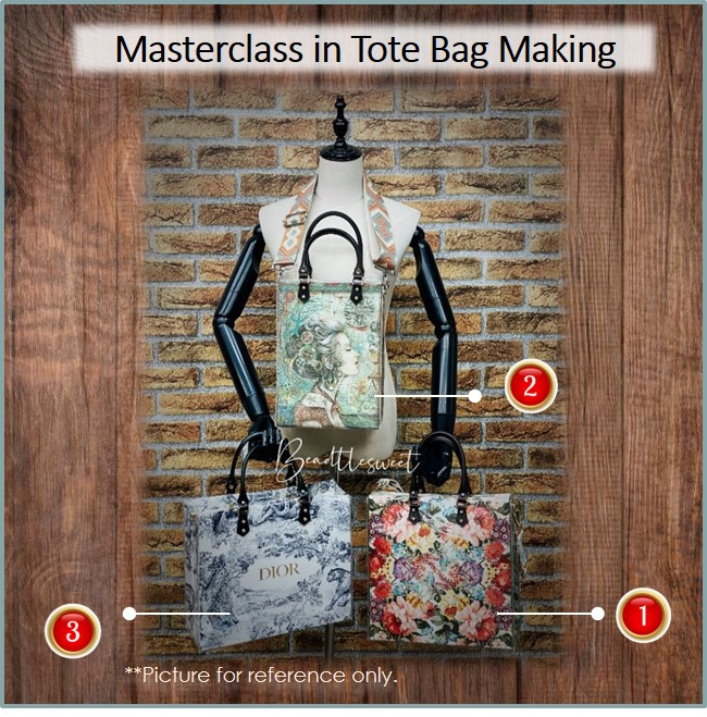 Decoupage Course: Masterclass in Tote Bag Making