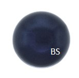 5mm Preciosa Round Pearl Maxima Blue Pearls by BeadtleSweet