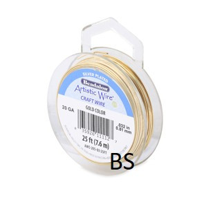 20 Gauge Gold Artistic Wire (Medium Spool) by BeadtleSweet