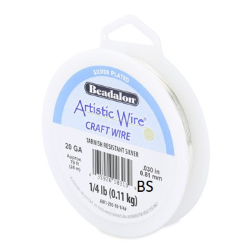 20 Gauge Silver Artistic Wire (Big Spool) by BeadtleSweet