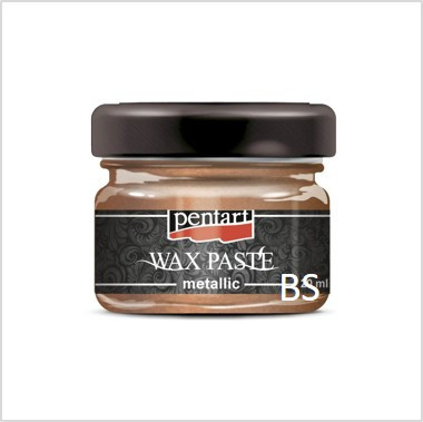 Wax paste metallic wax paste 20 ml, Brass bronze
